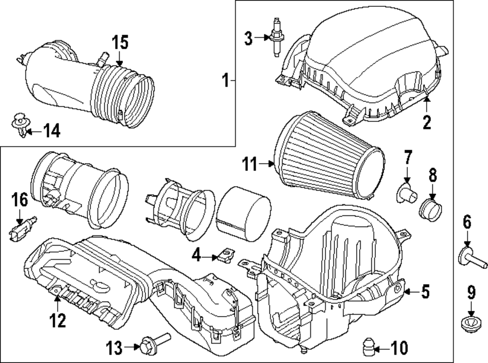 2024 Ford F-150 Inlet Tube RL3Z-9B659-A | OEM Parts Online