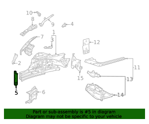 57141-11010 - Support - 2021-2022 Toyota Mirai | OEM Genuine Toyota Parts