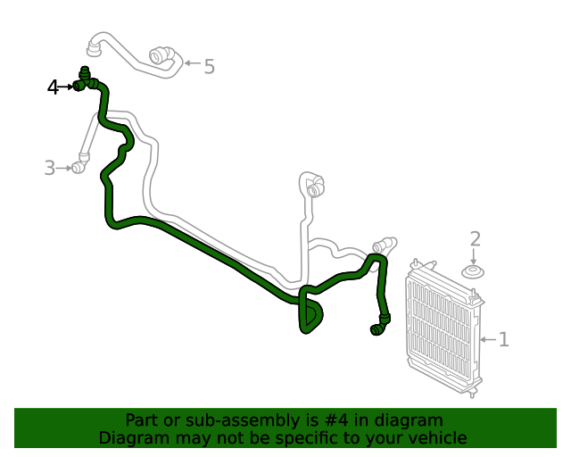 17125a022f4 - 2019-2022 BMW X7 Lower Hose (17-12-5-A02-2F4) | BMW of ...