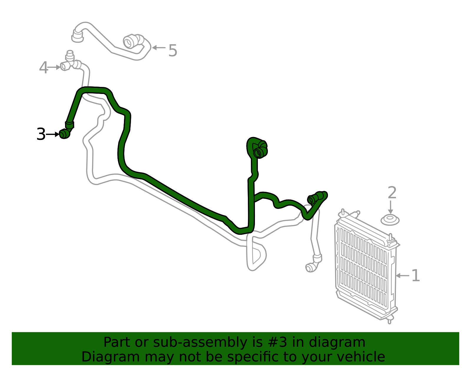 Genuine BMW 17-12-5-A02-2F5 | Radiator Coolant Hose | FREE Shipping on ...