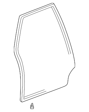 1998-2002 Lexus LX470 | Door Weather-Strip | 67871-60070 | Express ...