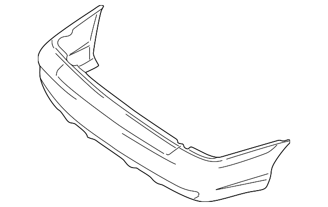 2000-2002 Hyundai Accent Bumper Cover 86610-25200 | Hyundai Wholesale ...