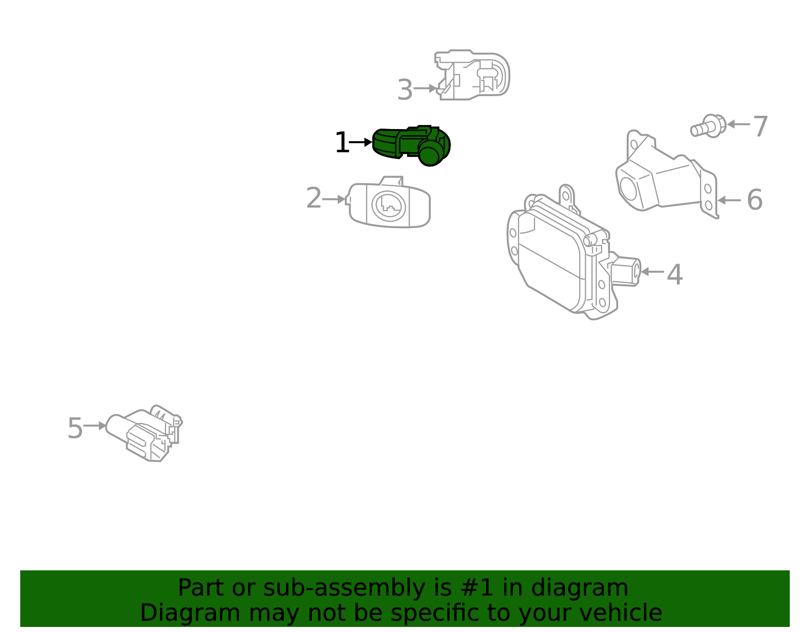 2019-2024 Toyota Park Sensor 89341-06070-B6 | Toyota Parts Center