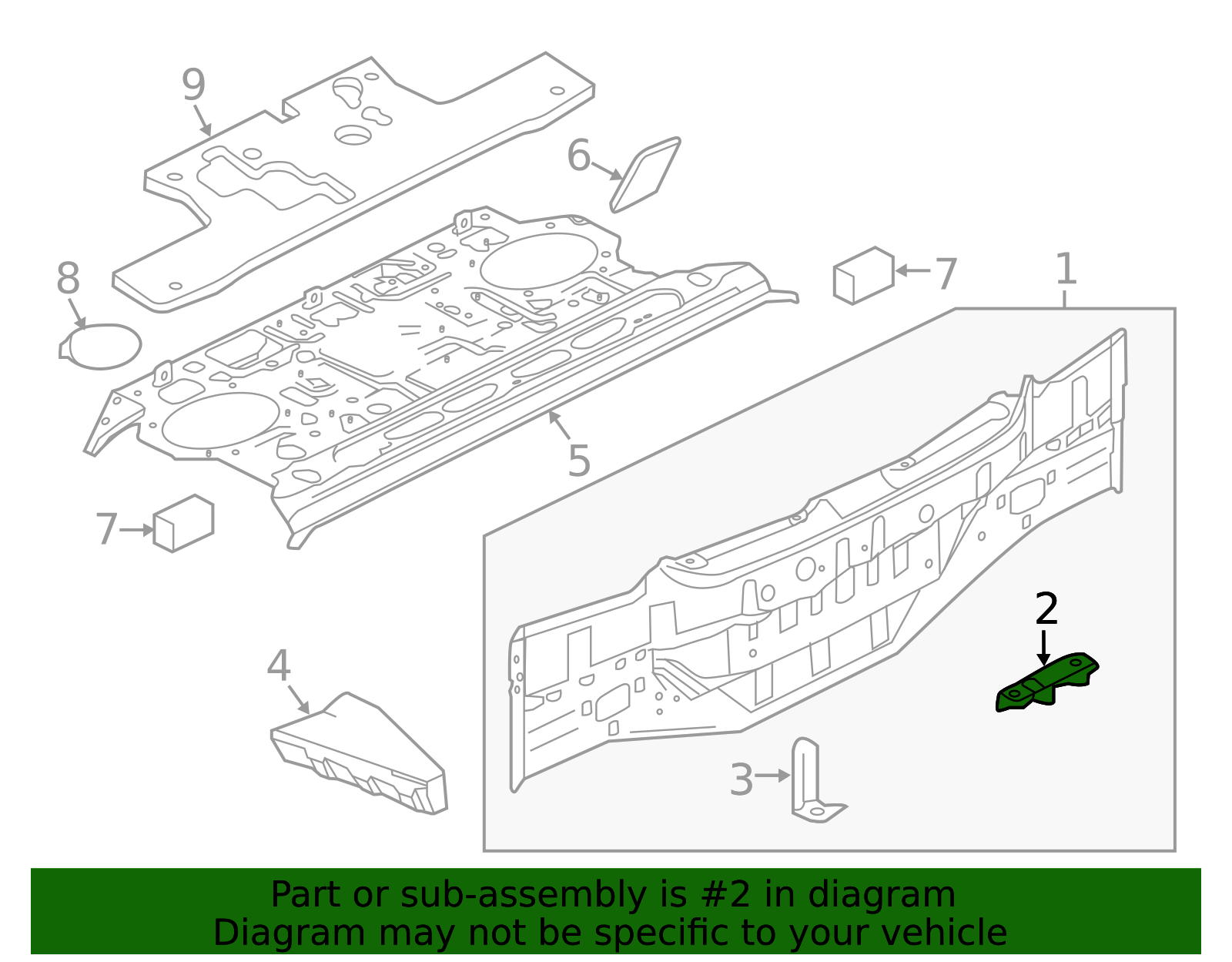 H5042-3KAMA - 2007-2023 Nissan - Rear Body Panel Upper Bracket | Anicra ...