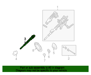 Genuine BMW 32-30-3-412-450 | Lower Shaft | FREE Shipping on Most ...