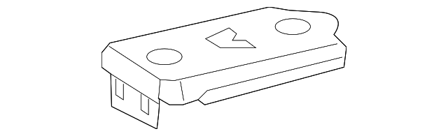 Genuine Toyota Front Trim Bracket part# 52534-06010 for 2018-2024 ...