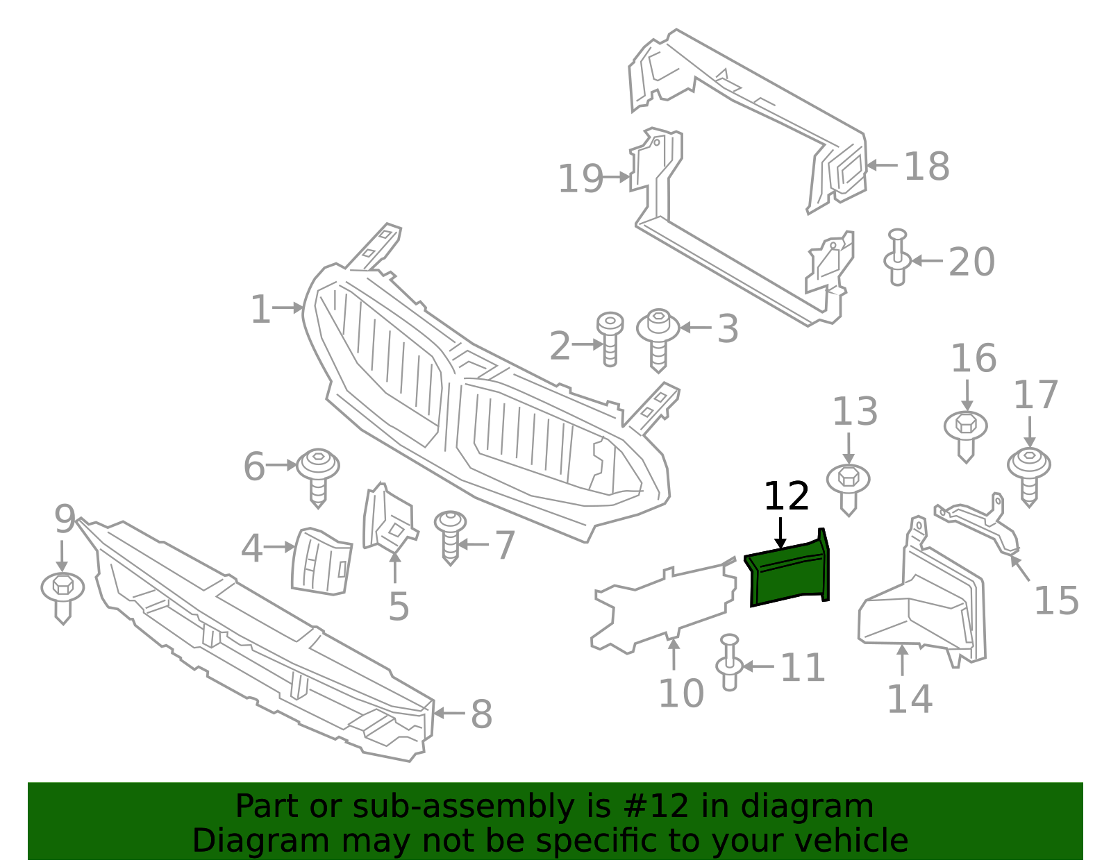 51747465546 - 2019-2025 BMW Rear Duct (51-74-7-465-546) | BMW of South ...