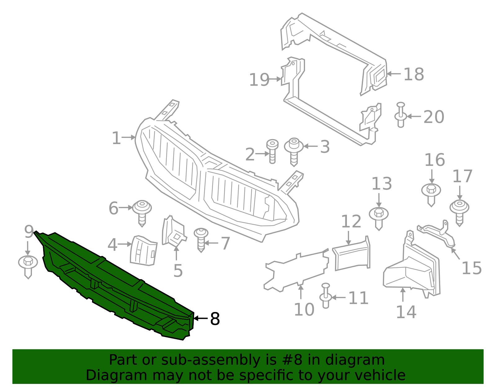 Genuine BMW 51-64-5-A21-DD5 | Lower Air Guide | FREE Shipping on Most ...