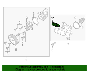 2008-2023 Mopar Coolant Temp Sensor 5149077AB | AutoNationParts.com
