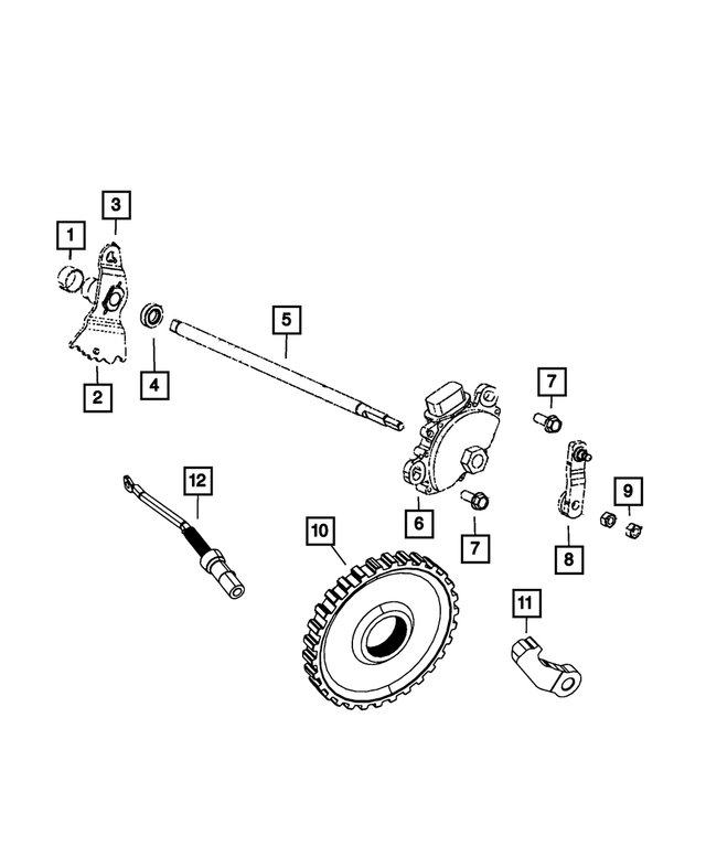 MOPAR PARKING SPRAG GEAR - 68445743AA - 68445743AA | Mopar Online Parts