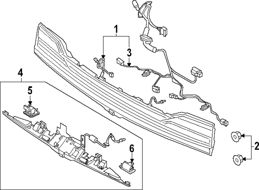 2018-2021 Lincoln Navigator Wire Harness JL7Z-13A409-L ...