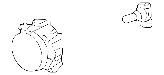 2518200756 - Fog Lamp Assembly 2008-2016 Smart Fortwo | Mercedes-Benz ...