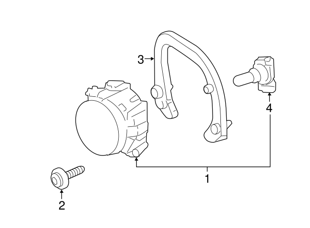 Genuine OEM Fog Lamp Assembly Screw | 0019846529 | Fits Select 2008 ...