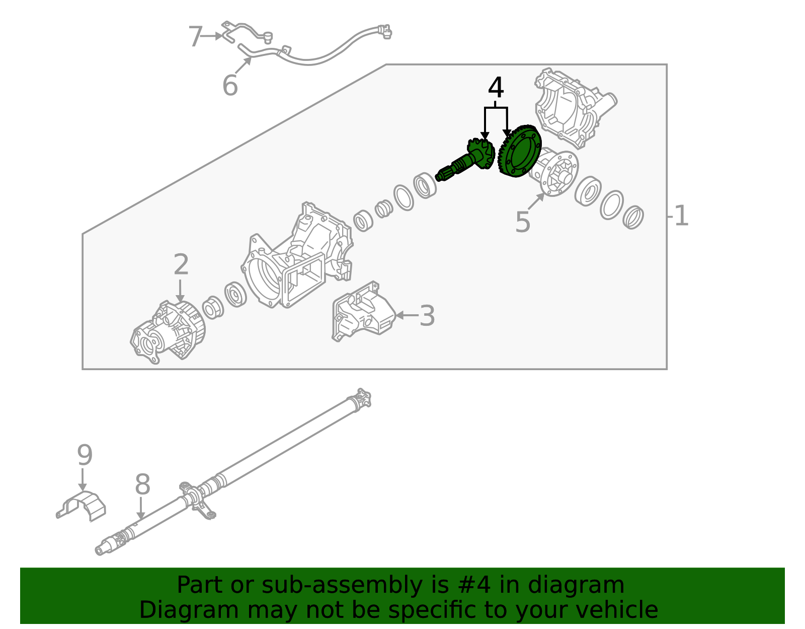 2019-2025 Nissan Pinion Gear 38425-X160B | My Nissan Part