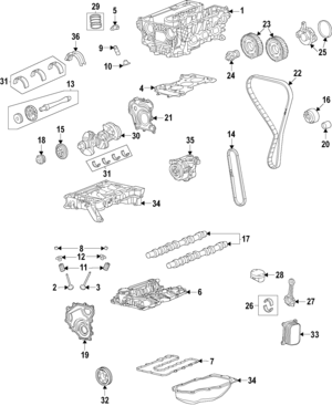 2019-2023 GM Hydraulic Valve Lash Adjuster 12663277 GM | GMPartsDirect.com