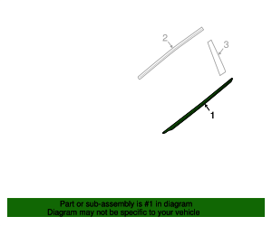 2012-2016 Hyundai Veloster Belt Molding 83220-2V000 | OEM Parts Online