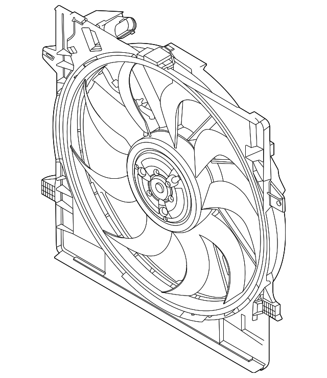25380-L1100 - Fan Assembly 2021 Kia K5 | Kia.Parts Store
