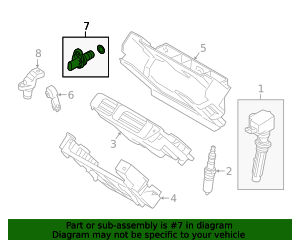 Genuine OEM Engine Crankshaft Position Sensor Part# LR126181 Fits 2018 ...