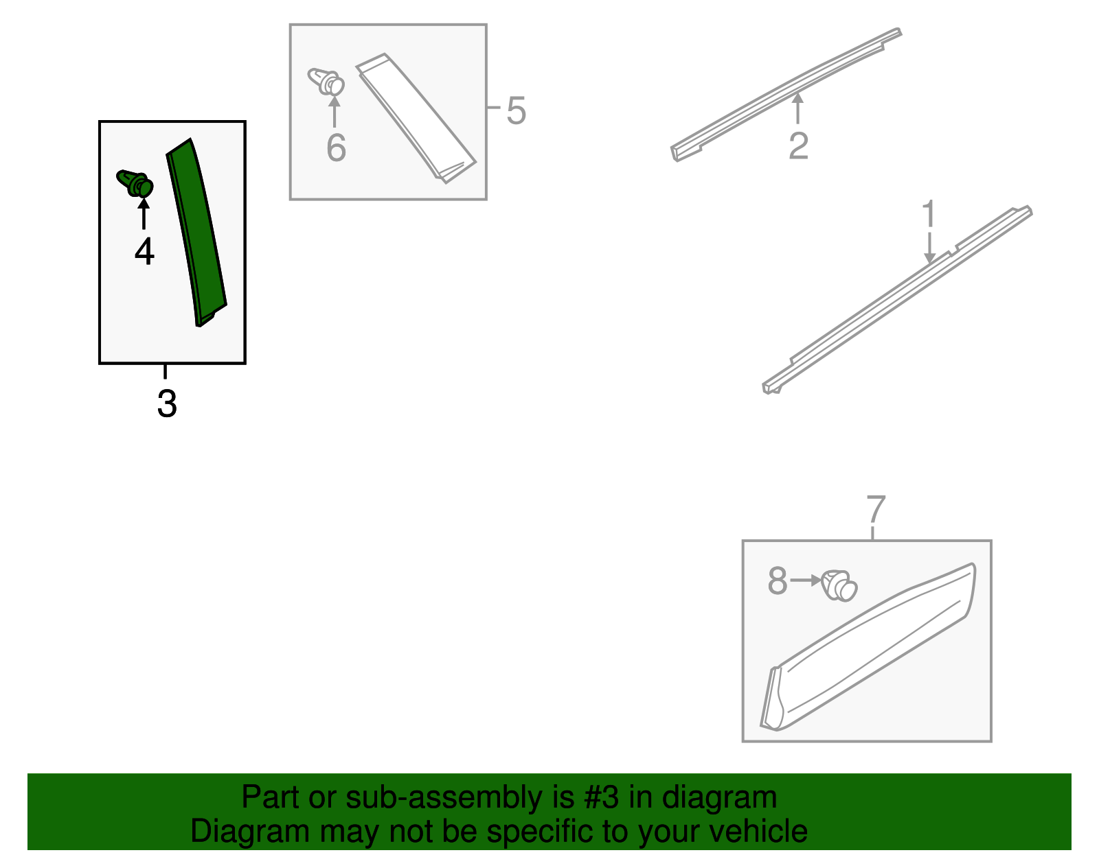 2017-2024 Mazda CX-5 Front Applique KB8A-50-M40E | Real Mazda Parts