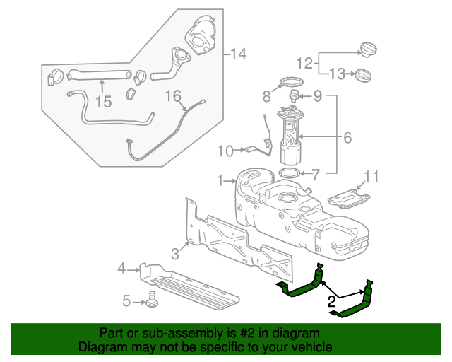 23126453 Strap - New OEM Part From GM Parts Direct | GM Parts Store