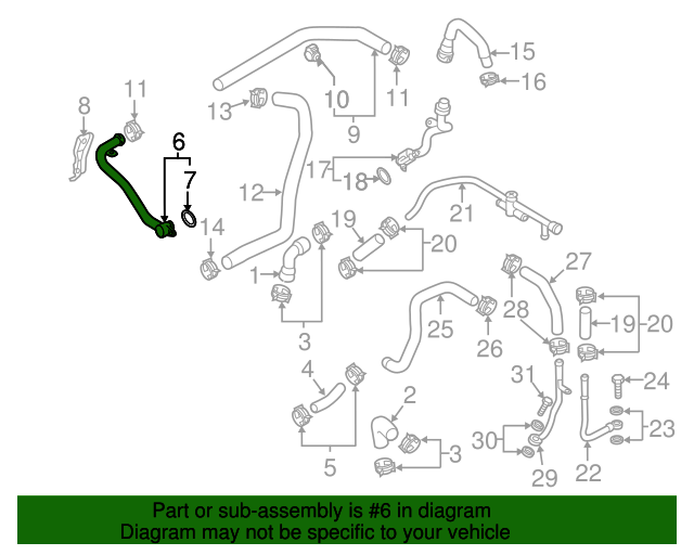 059-121-075-FE - Tube Assembly 2013-2016 Audi | Audi OEM Parts