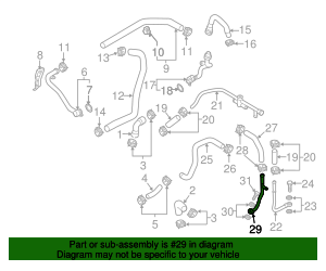 2013-2016 Audi Vent Pipe 059-121-465-B | OEM Parts Online