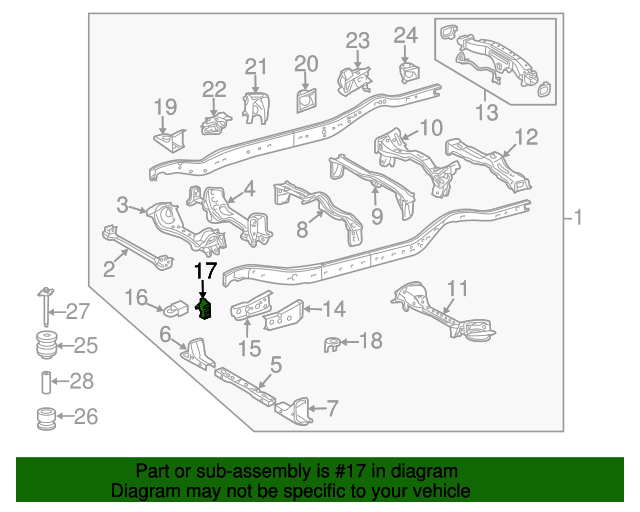 2007-2022 Toyota Mount Plate 51035-0C040 | Toyota Parts Center