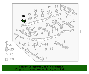 51703-0C030 - Cab Mount Bracket 2008-2022 Toyota Sequoia | Longo Toyota ...