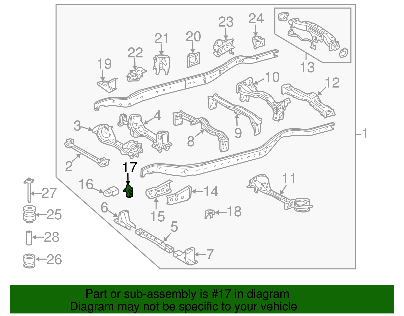 Genuine Toyota Mount Plate part# 51036-0C040 for 2007-2022 Toyota ...