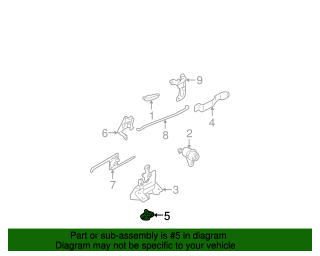 2001-2012 Hyundai Santa Fe Striker 81210-26000 | OEM Parts Online