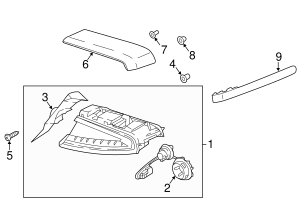 87250-J5000 - Upper Cover 2018-2021 Kia Stinger | Kia.Parts Store