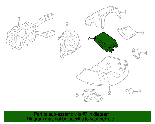 2010-2020 Porsche Steering Column Control Module 7PP-905-852-C | OEM ...