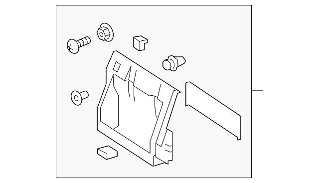 64429-04040-C0 - Tray, Luggage Compartment Side - 2016-2023 Toyota ...