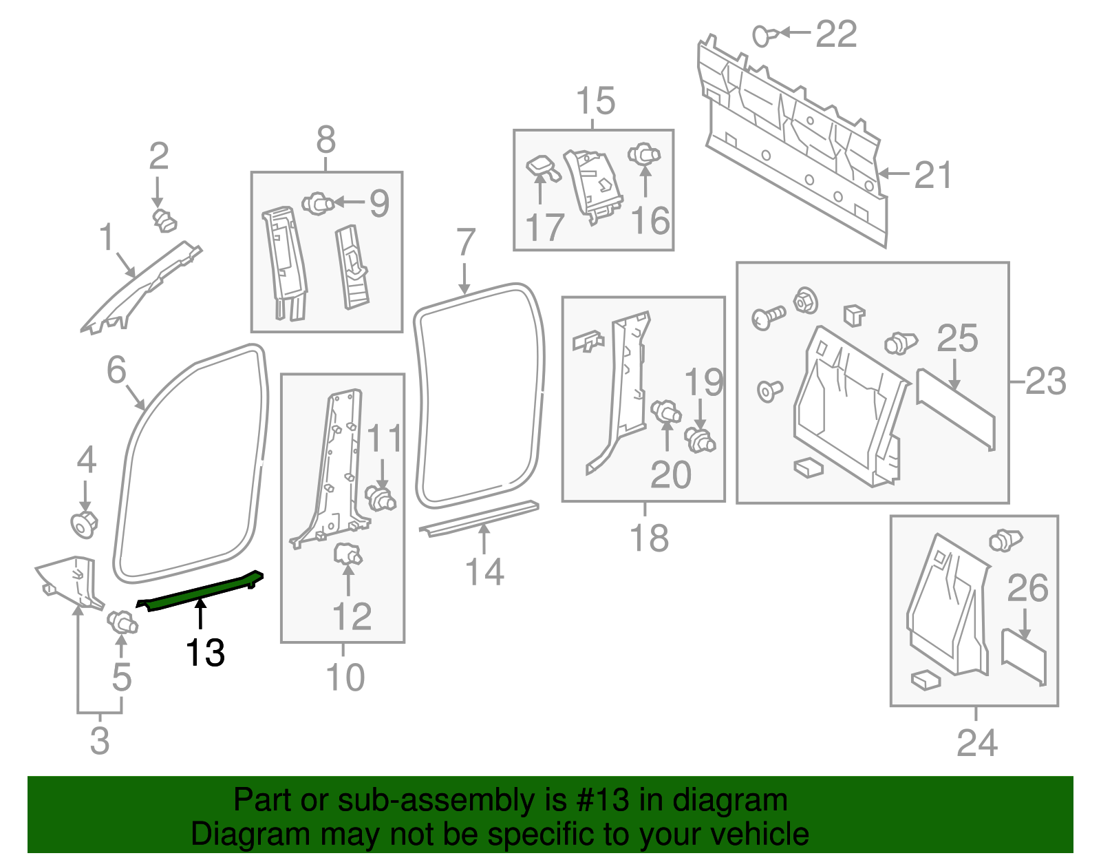 2016-2023 Toyota Tacoma Scuff Plate 67914-04111-C0 | Toyota Parts Center