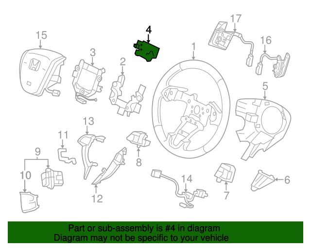 2008-2012 Honda Damper 78520-TA0-A81 | OEM Parts Online
