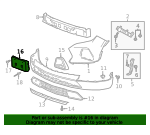 2019-2022 Chevrolet Blazer Front License Plate Bracket 84931995 GM ...