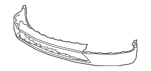 GM Parts | (84452468) - Black Front Lower Bumper Cover | GM Parts Store