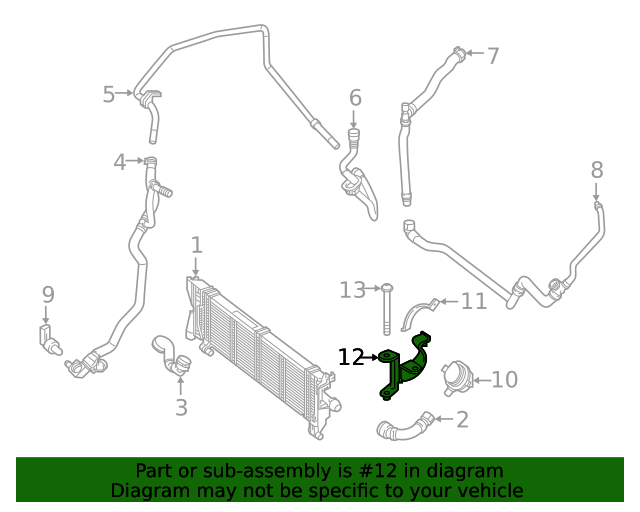 238-501-05-01 - Auxiliary Pump Lower Bracket 2019-2023 Mercedes-Benz ...