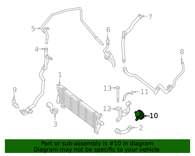 000-500-09-00 - Battery Coolant Pump 2019-2021 Mercedes-Benz | Mercedes ...
