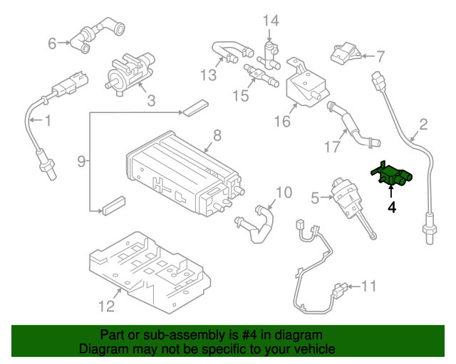 2009-2021 Kia Solenoid Valve 39461-3C200 | OEM Parts Online