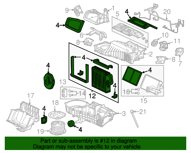 2014-2019 Chevrolet Corvette Air Conditioning Evaporator Core Repair ...