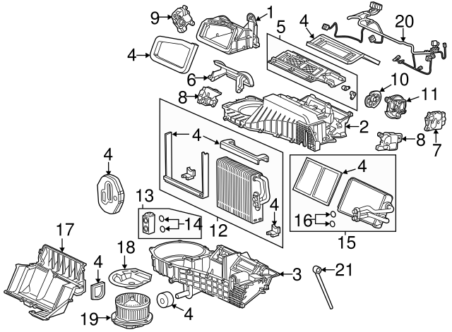 2014-2019 Chevrolet Corvette Air Conditioning Thermal Expansion Valve ...