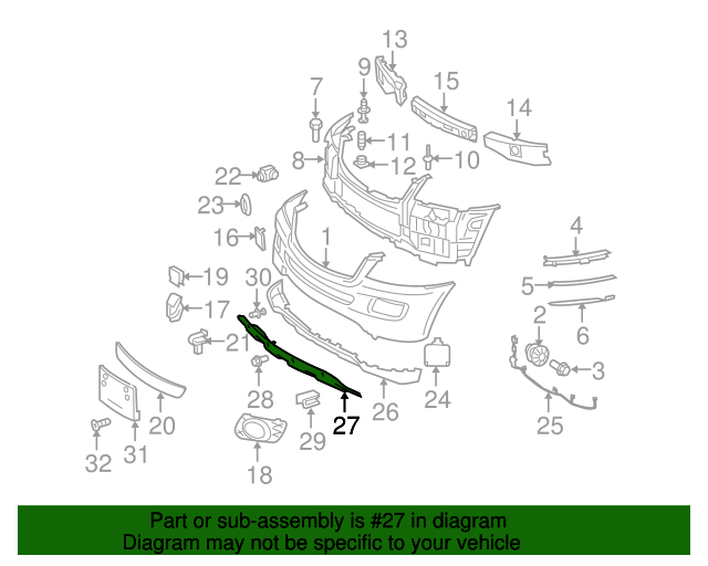 164-885-00-22 - Valance Panel 2006-2011 Mercedes-Benz | AutoNationParts.com