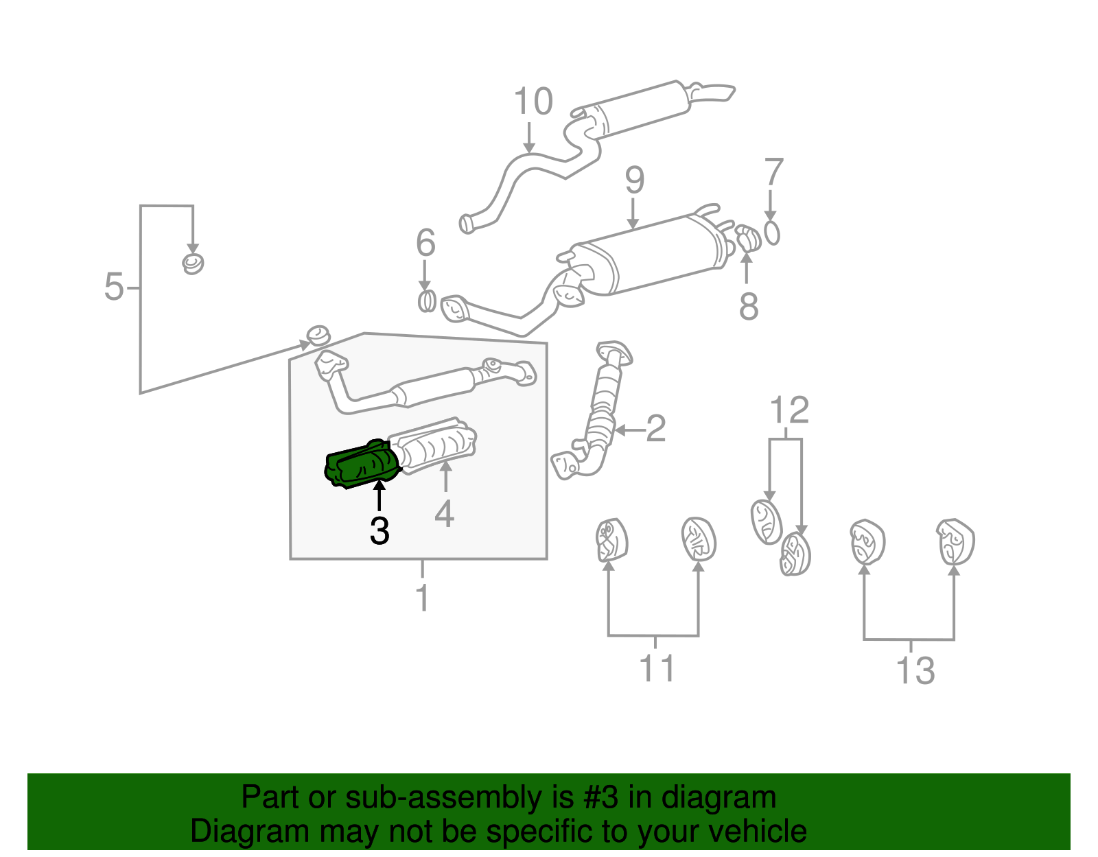 2005-2009 Toyota 2005-2009 Toyota - Heat Shield 18435-0F040 | Sparks Parts