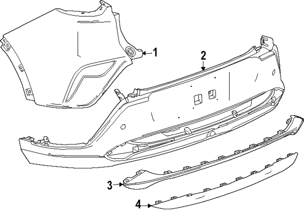 2024-2025 Buick Envista Side Cover 42870755 GM | GMPartsDirect.com