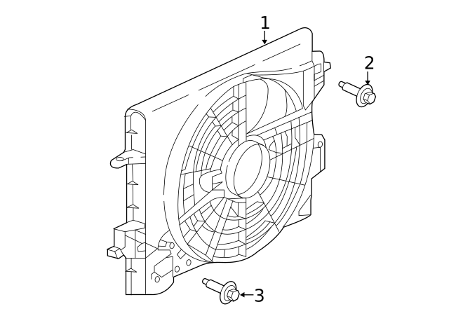 21481-5RB0B - Engine Cooling Fan Assembly 2018-2022 Nissan | Nissan ...