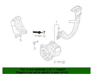 2007-2020 GM Alternator Bolt 11588755 | GMPartsDirect.com