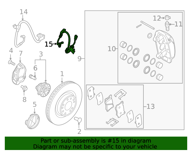 2019-2024 Genesis G70 ABS Sensor 59830-J5000 | OEM Parts Online