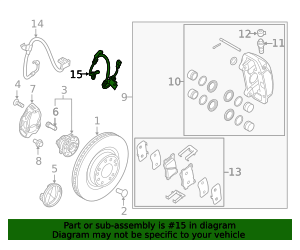 2019-2024 Genesis G70 ABS Sensor 59830-J5000 | OEM Parts Online