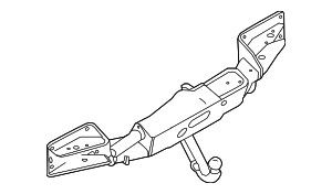Genuine OEM Towing System, Towing Receiver, Nas\/Australia Part ...